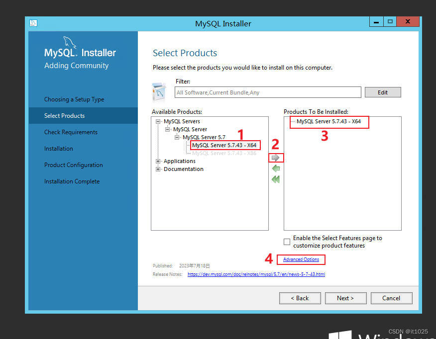 Mysql5.7.43下载及安装教程_mysql5.7.43安装教程-CSDN博客
