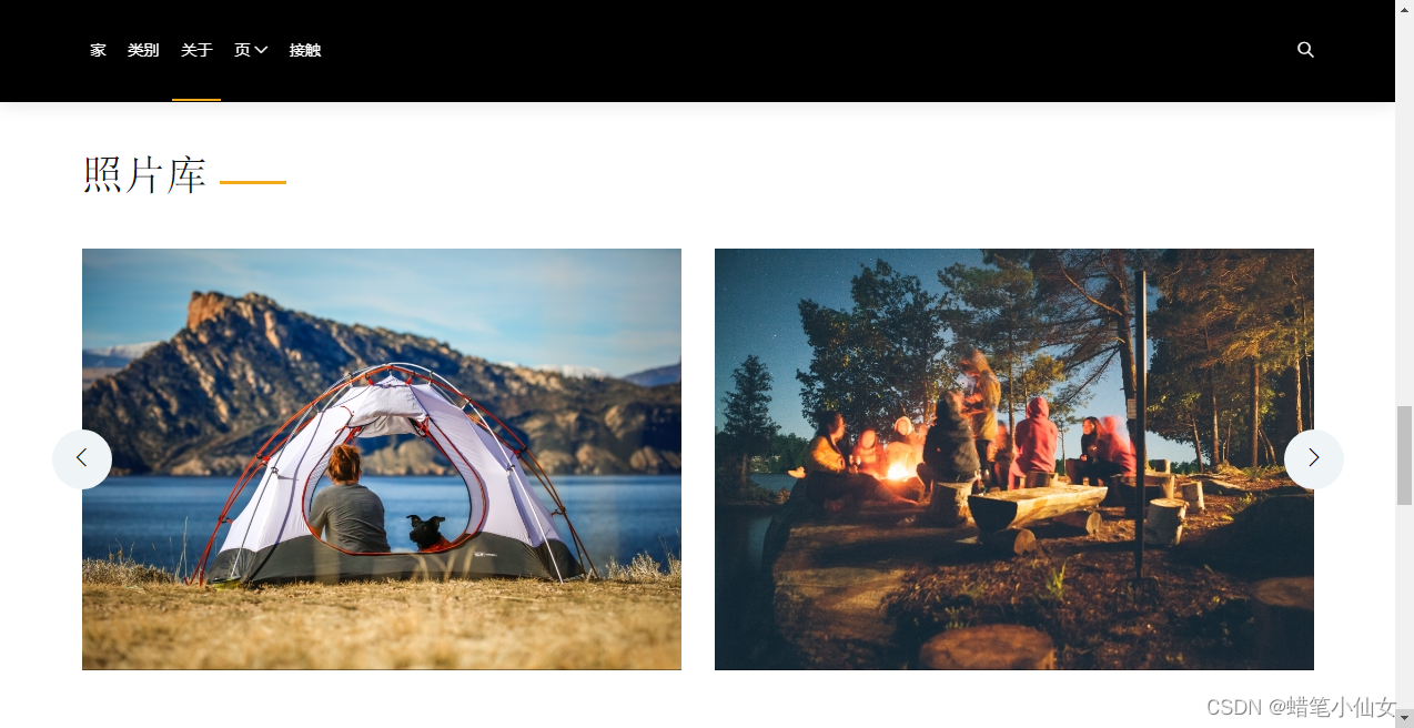 310. 大学生HTML期末大作业 ―【 高端的摄影博客网页（6页）】 Web前端网页制作 html+css+js-CSDN博客