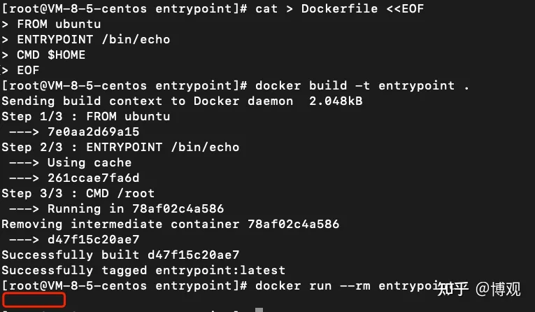 使用exec模式与shell模式，执行ENTRYPOINT和CMD的区别_entrypoint exec-CSDN博客