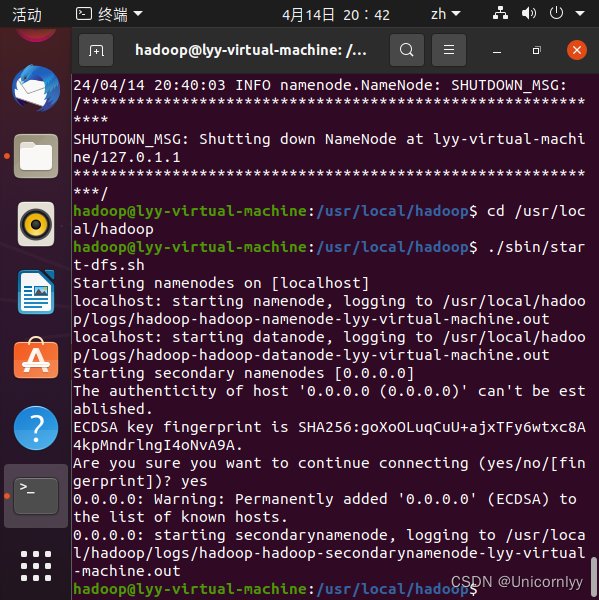 Hadoop伪分布式安装教程配置（跟随厦大林子雨老师版）_厦门大学林子雨hadoop安装教程-CSDN博客