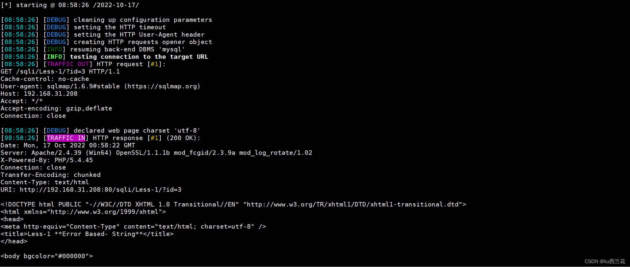 Sqlmap基础练习sqlmap练习 Csdn博客