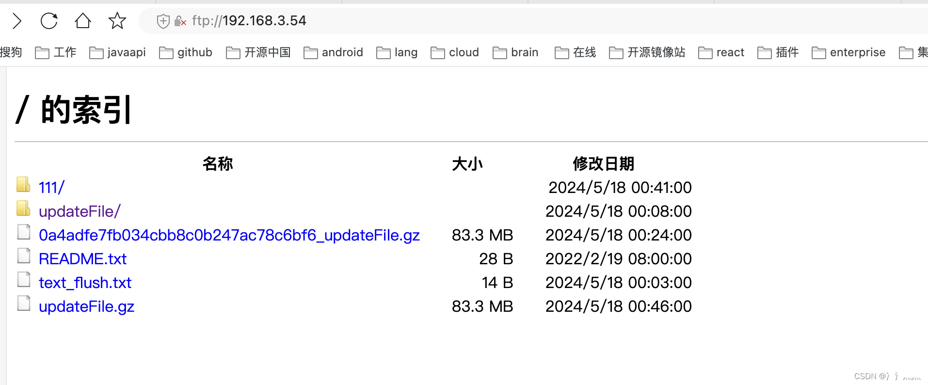 java FTP Server 本地搭建_java ftpserver-CSDN博客