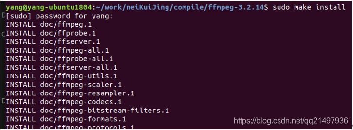 FFmpeg开发笔记（二）：ffmpeg在ubuntu编译以及开发环境搭建_ubuntu ffmpeg找不到libavfomart-CSDN博客