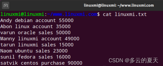 ubuntu(22.04)--常用命令（2）-awk-sed-find-cut-xargs-grep-curl-tee-wc-sort_ubuntu xargs-CSDN博客