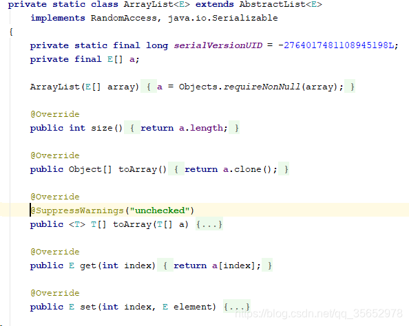Arrays.asList返回的集合进行add、remove等操作时抛出UnsupportedOperationException_abstractlist add方法为什么抛异常-CSDN博客