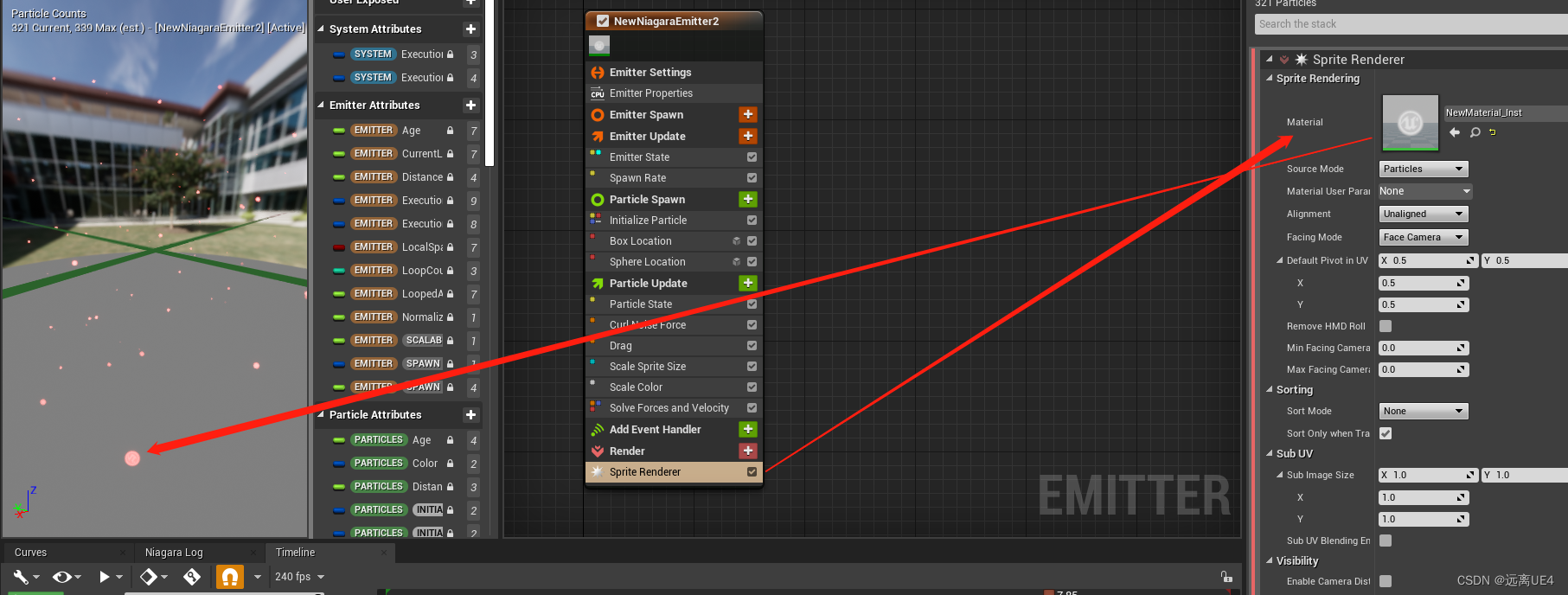 UE4 Niagara学习笔记-CSDN博客