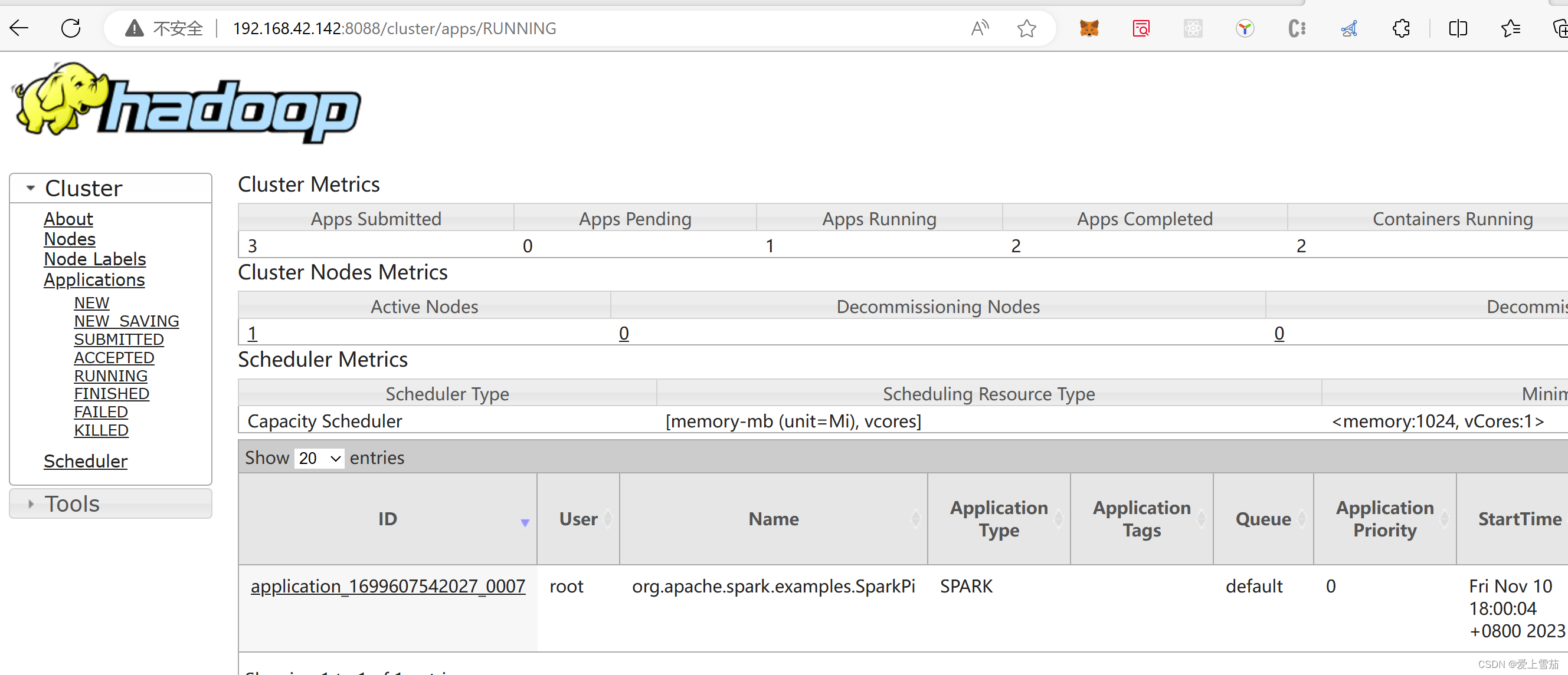 linux下spark和hadoop结合，单机版_linux安装spark hadoop单机-CSDN博客