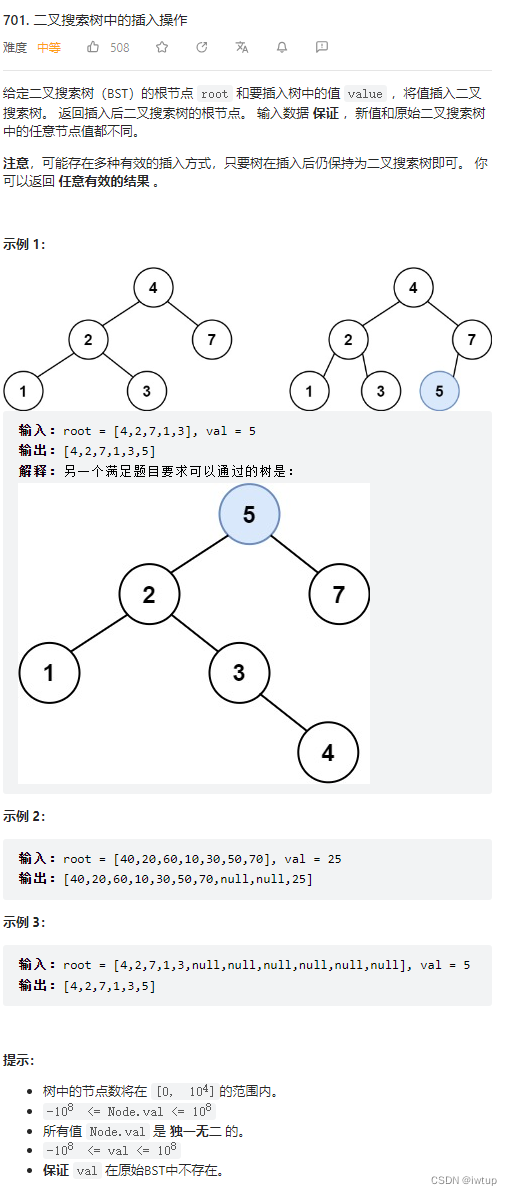 代码随想录算法训练营第十九天|LeetCode 235，701，450-CSDN博客