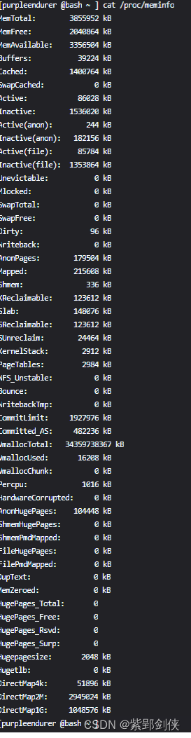 Linux Shell编程学习笔记58：cat Procmem 获取系统内存信息linux Proc Mem Csdn博客 