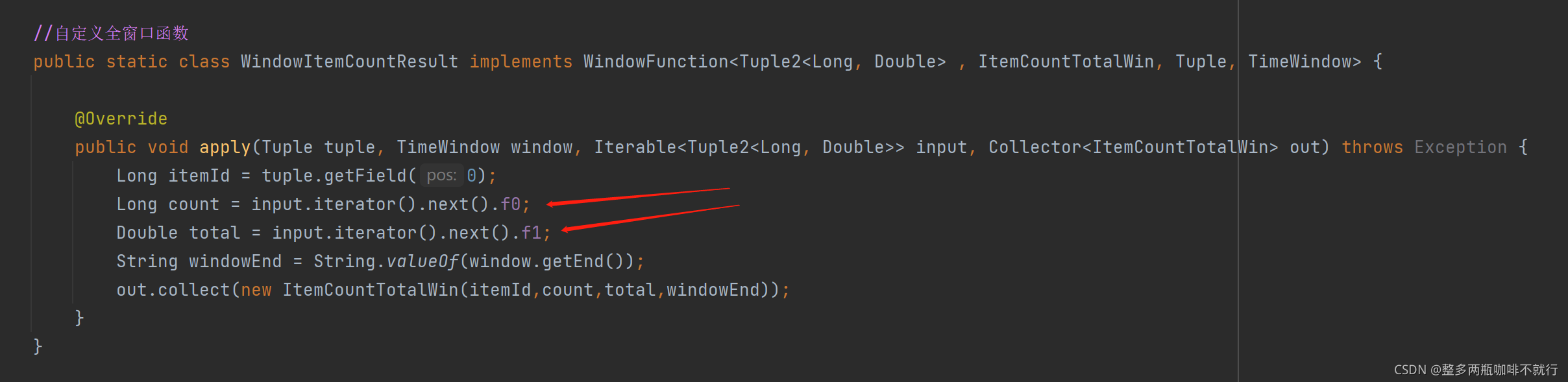 Flink Aggregate算子求和、计数案例_flink keyed之后求总和-CSDN博客