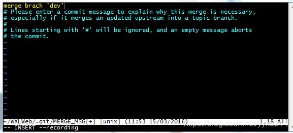 解决"Please enter a commit message to explain why this merge is necessary。。。-CSDN博客