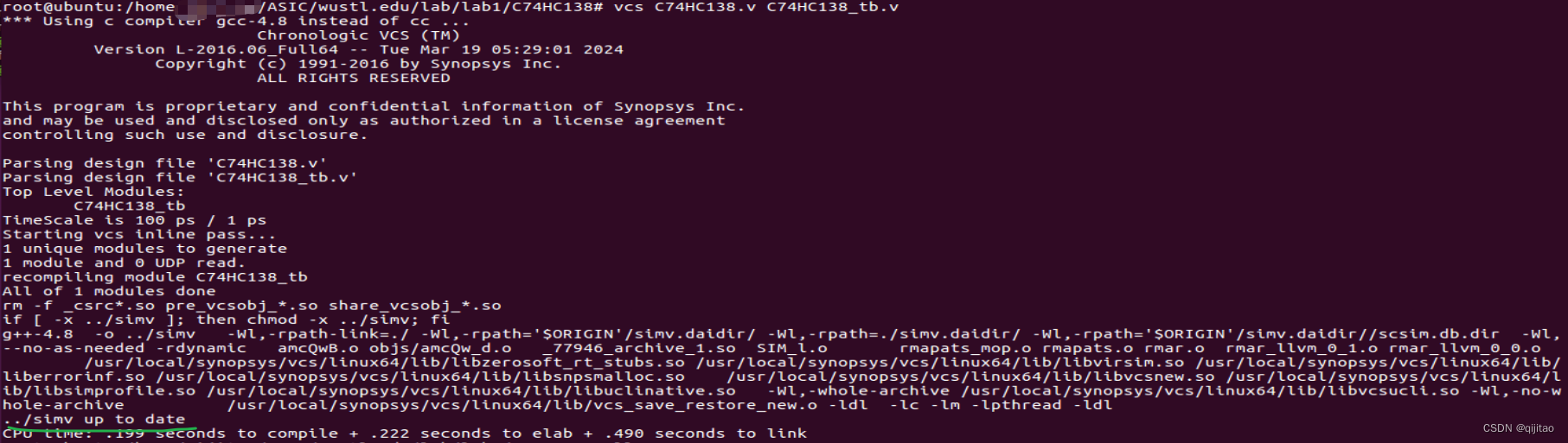 vcs ln: failed to create symbolic link ‘_76005_archive_1.so‘: Operation not supported_failed to ...