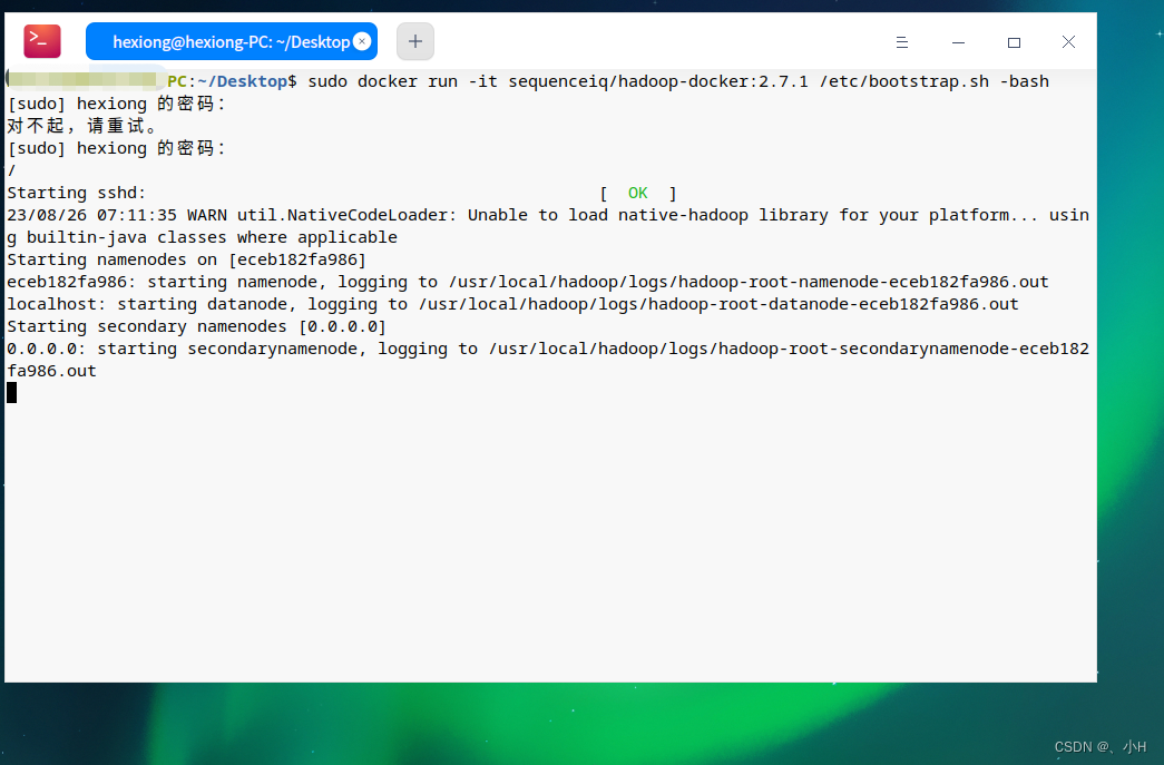 Docker安装及Docker构建简易版Hadoop生态_docker安装hudi-CSDN博客