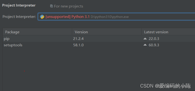 pycharm配置环境出现unsupported_pycharm unsupported-CSDN博客