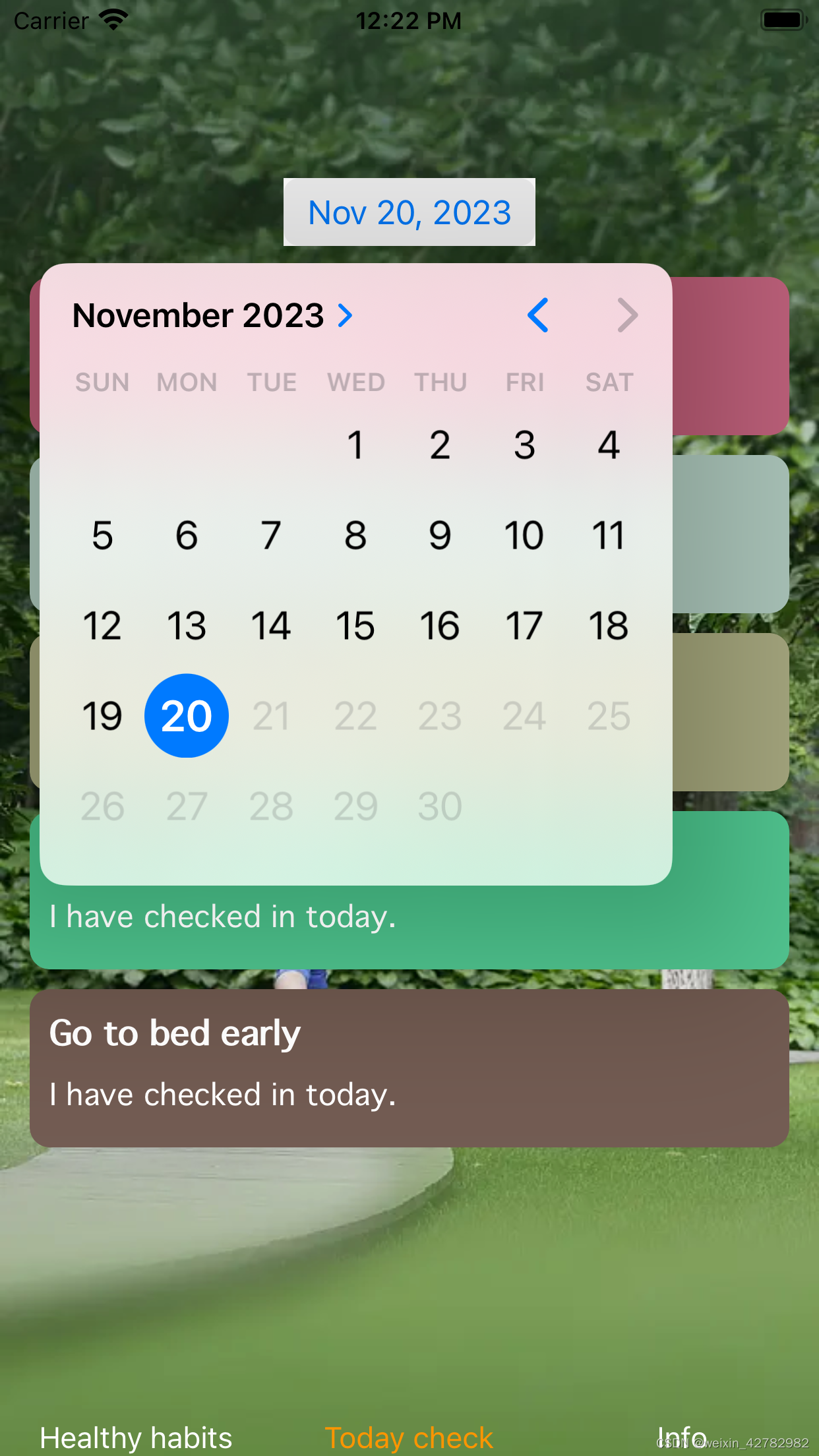 “AdhereToHealthyHabits“ app Tech Support（URL）-CSDN博客