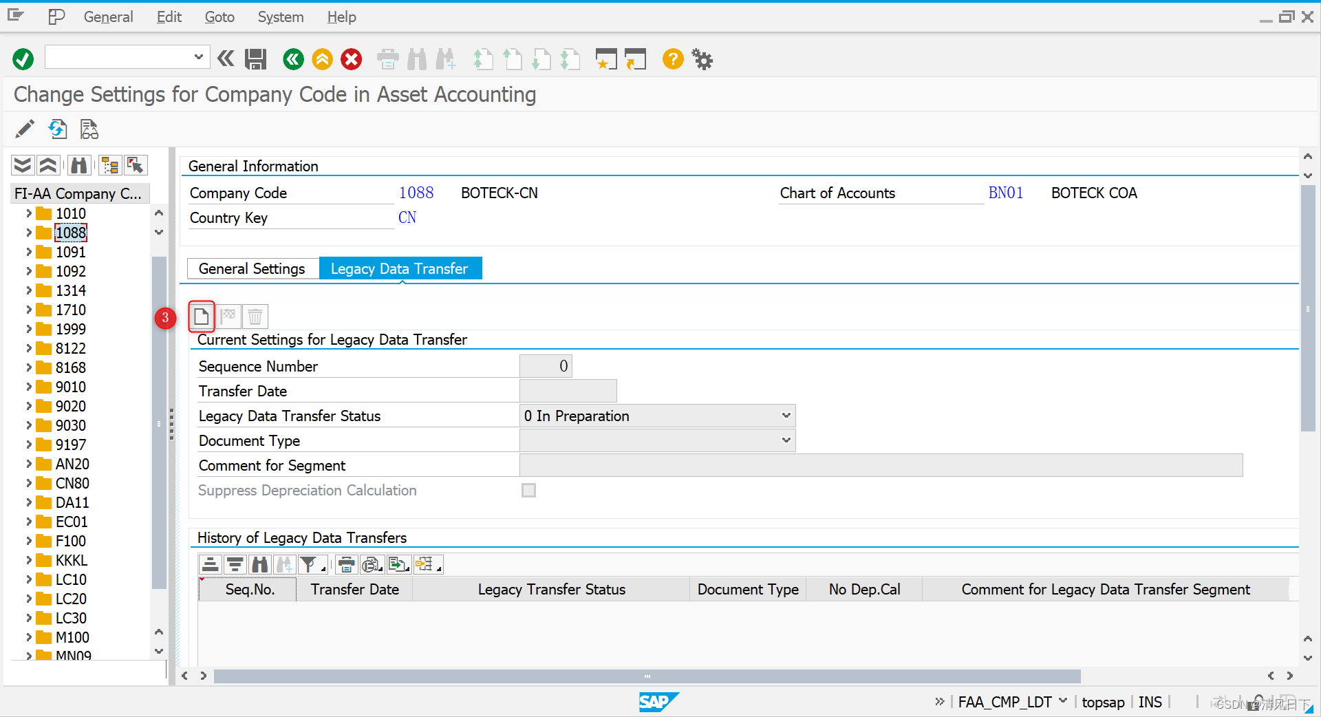 FI配置-财务会计-固定资产-资产数据传输-定义传输日期和附加参数(事务码FAA_CMP&英文Define Transfer Date and ...