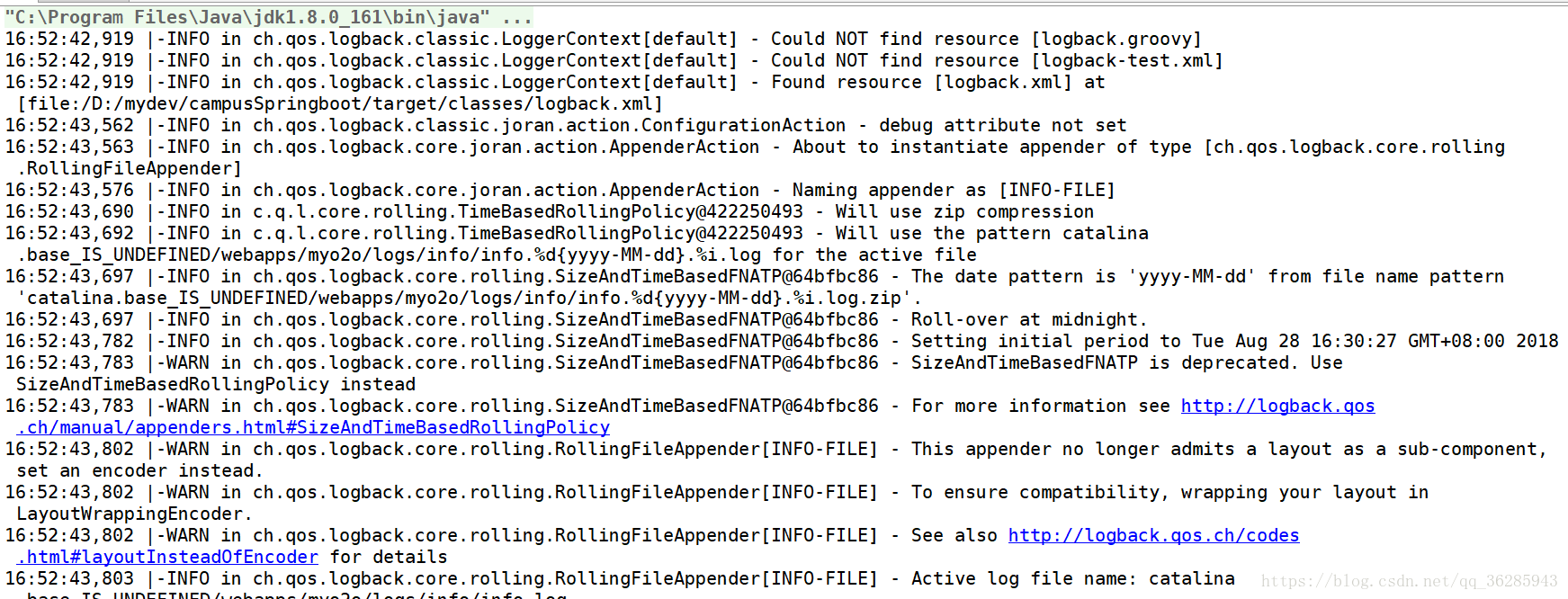 Logging initialized using 'class org.apache.ibatis.logging.stdout.StdOutImpl' adapter 致 ...