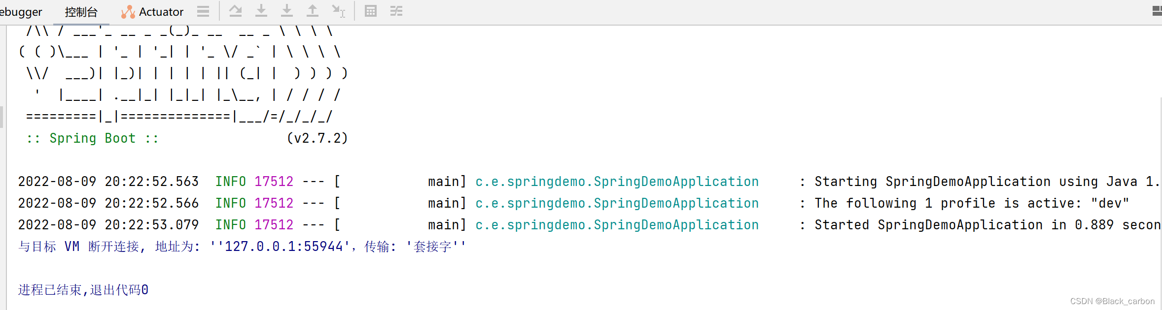 springboot项目Process finished with exit code 0-CSDN博客