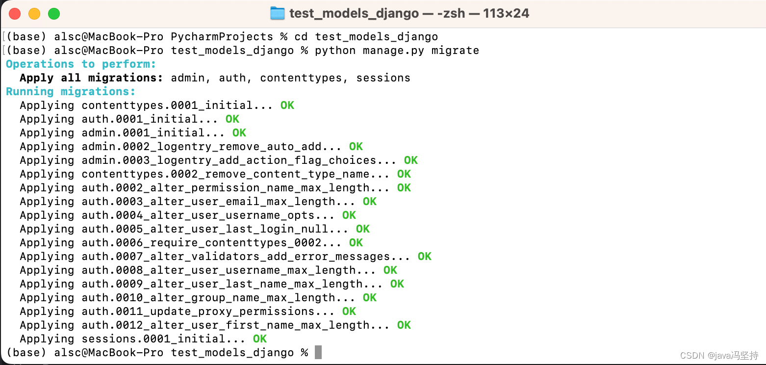 Django学习二:配置mysql,创建model实例,自动创建数据库表,对mysql数据库表已经创建好的进行直接操作和实验。django