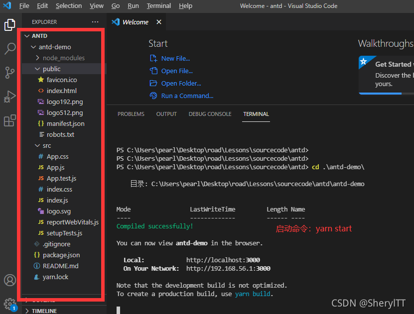 ant.design：在VSCode里创建一个antd项目_vscode ant design-CSDN博客