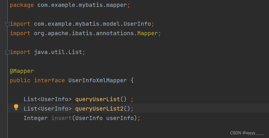 SpringBoot项目Mybatis的xml实现_springboot项目在哪写xml-CSDN博客