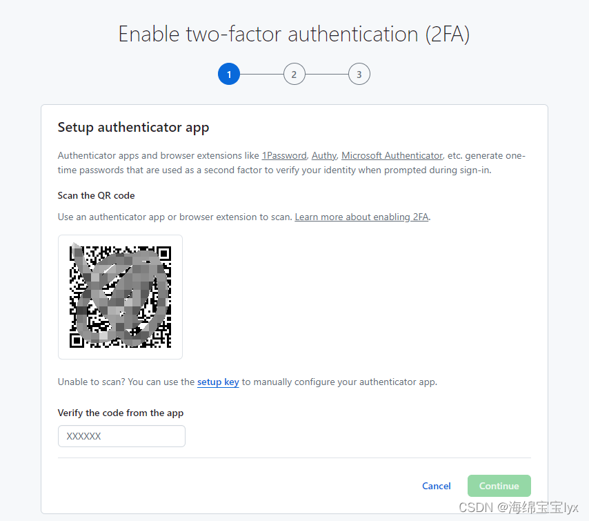 github 的 Enable two-factor authentication_github enable two-factor authentication-CSDN博客