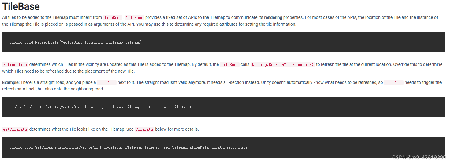 Unity TileMap修改瓦片图片_unity gettiledata-CSDN博客