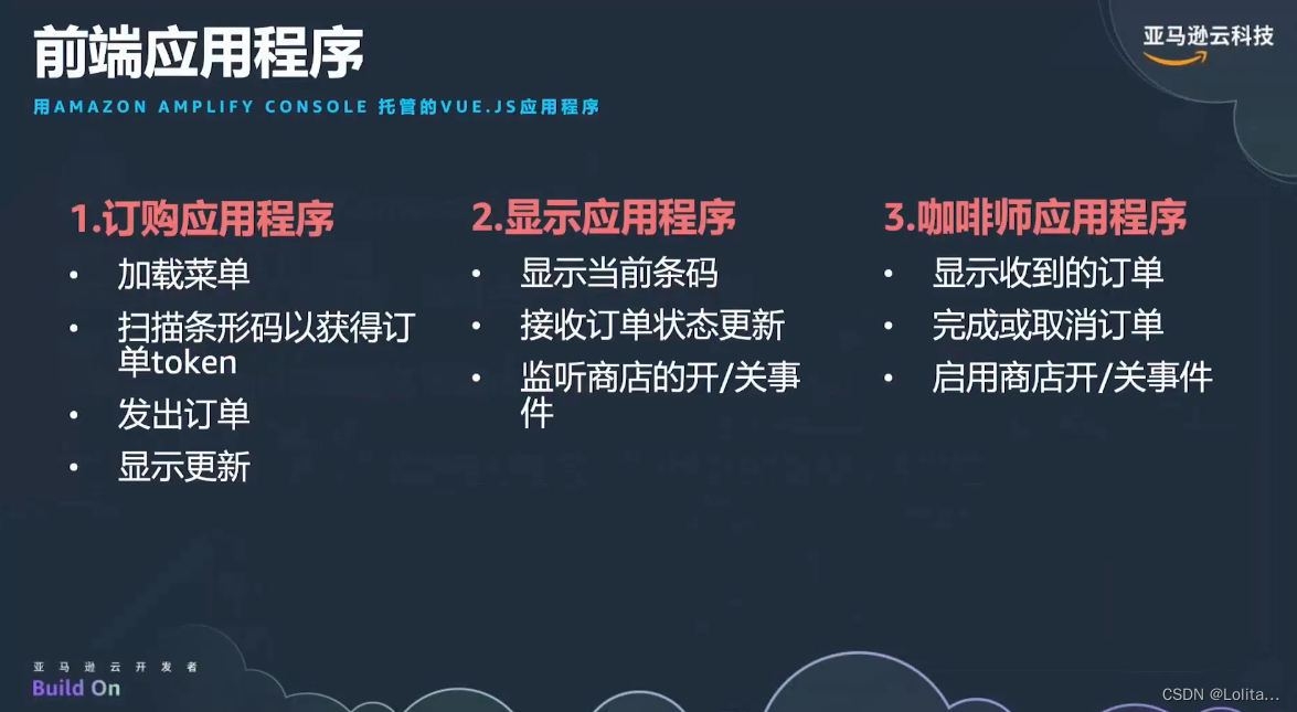 亚马逊云科技 BuildOn 第三季 【基于 Serverless 构建零售创新应用】过程介绍及个人思考及总结_亚马逊云build专栏在哪-CSDN博客