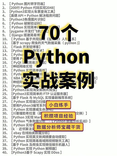 Python练手经典100例项目 70个python练手项目列表 Python 100实战 Csdn博客