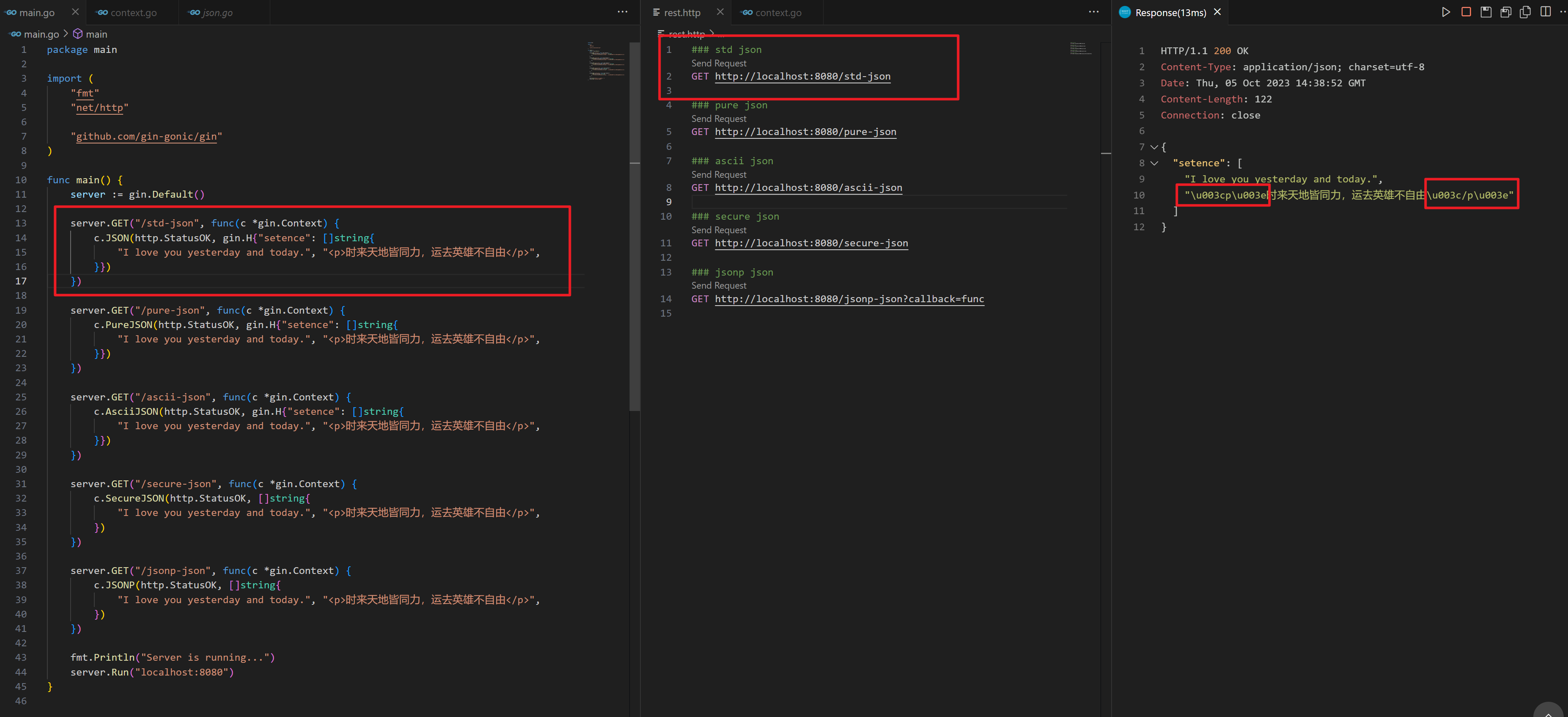 gin 框架的 JSON Render-CSDN博客