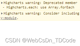 HighCharts各种提醒解决方案_highcharts warning: consider including the "access-CSDN博客