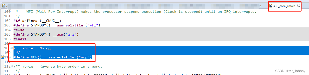 S32K144调用空指令NOP_stm32 nop指令-CSDN博客