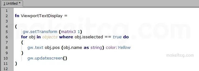 如何在3dmax中使用maxscript在视口中显示数据?maxscript数据导入 Csdn博客