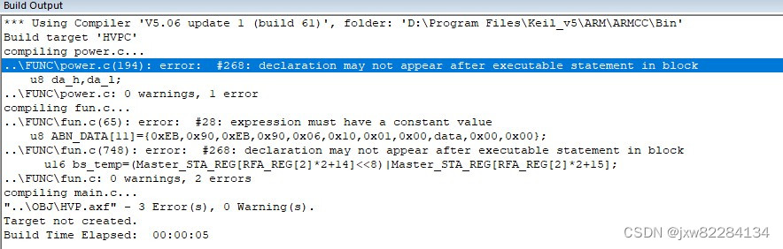 MDK Keil编译报错error: #28: expression must have a constant value的解决办法-CSDN博客