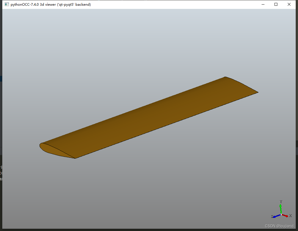 第二章：Pythonocc官方demo 案例34（机翼几何建模）_pythonocc官网-CSDN博客