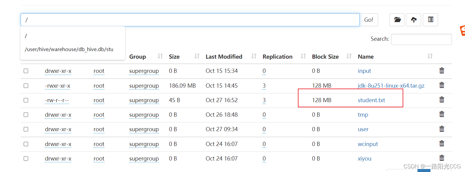hive-ddl_创建student表 字段有 id int类型, name string 类型 且根据英文逗号分割:-CSDN博客