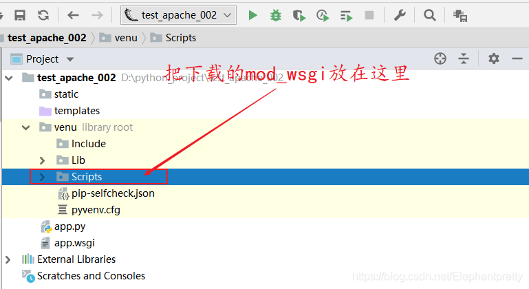 企业级Windows10下使用Apache部署后端Flask解决方案，具体为Python3.6.6+Apache2434+mod_wsgi部署Flask【各个项目包独立 可跑多个Flask项目 ...