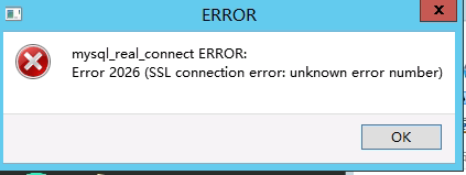 Mysql SSL 2206错误_navicat 2026 ssl connection error-CSDN博客