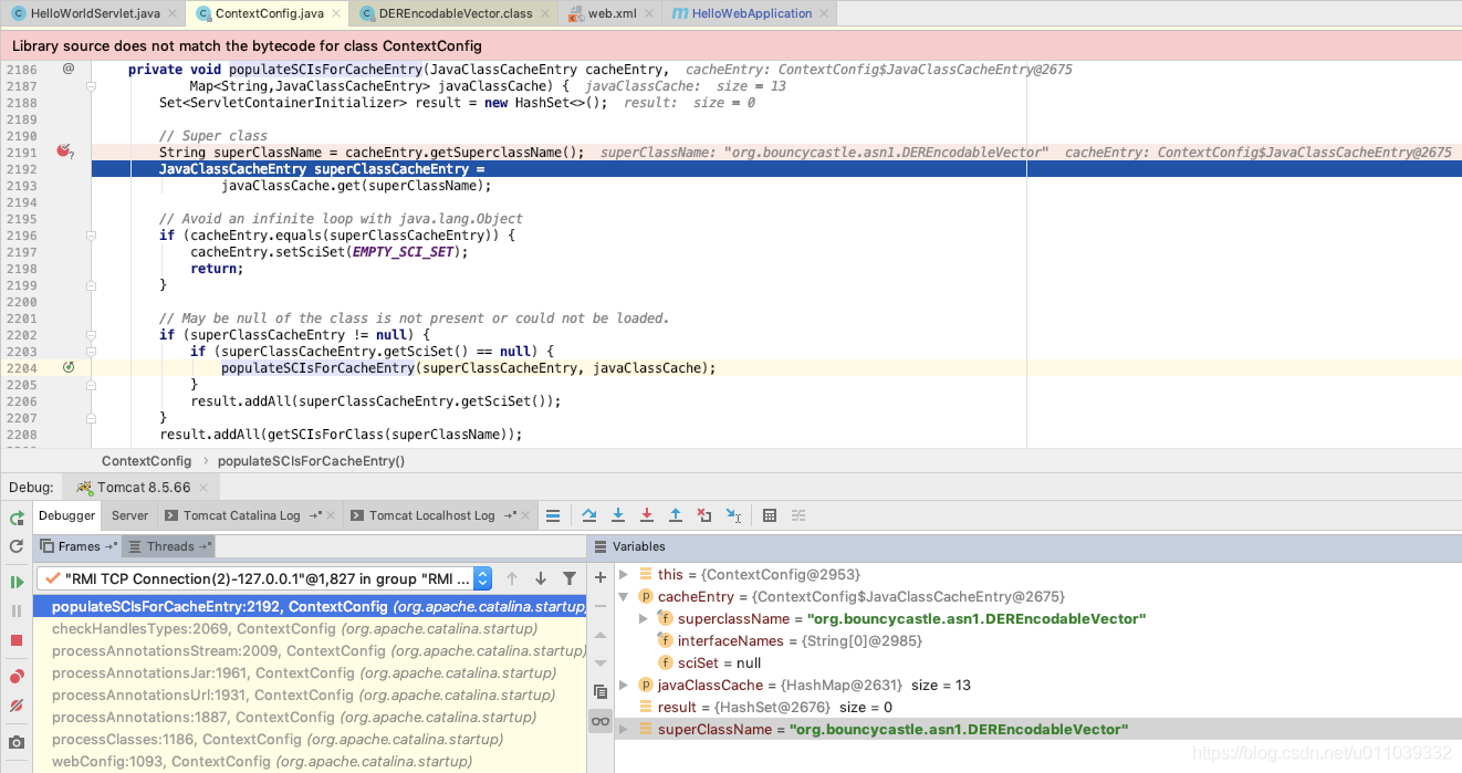 82 关于tomcat启动org.bouncycastle.asn1.ASN1EncodableVector-＞org.bouncycastle.asn1.DEREncodableVector ...