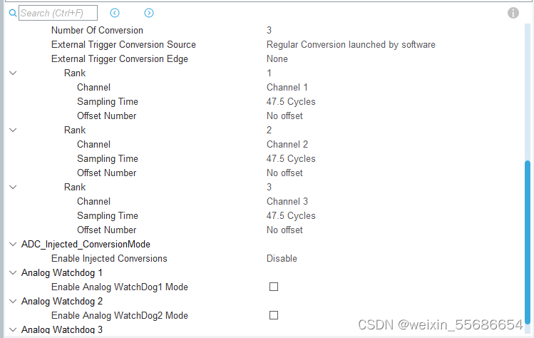 STM32G431单片机，多通道采集ADC电压值（DMA方式）_stm32g431 adc dma-CSDN博客