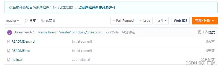 Git基础概念03_$ git push origin master --force enumerating objec-CSDN博客