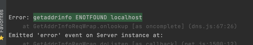 启动前端项目报错：getaddrinfo ENOTFOUND localhost_getaddrinfo enotfound mongo1-CSDN博客