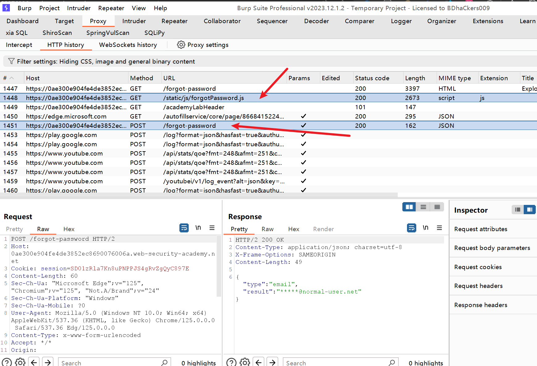 Lab_ Exploiting server-side parameter pollution in a query string_实验室：利用查询字符串中的服务器端参数污染_lab ...