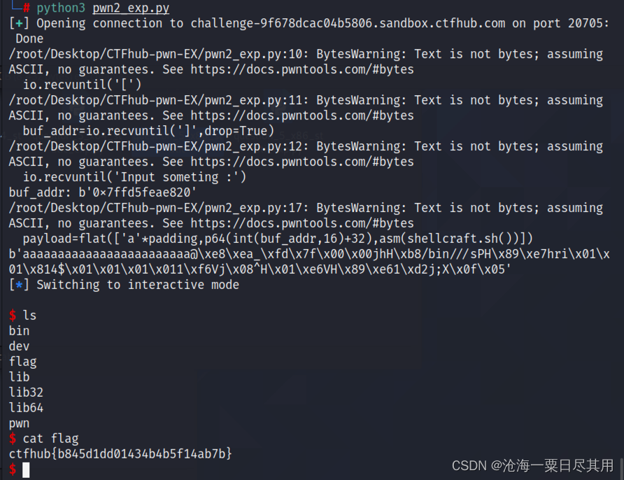 CTFhub-pwn-[ret2shellcode]_ctfhub ret2shellcode-CSDN博客