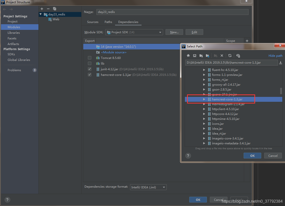 Junit 单元测试报错：org.hamcrest.SelfDescribing-CSDN博客