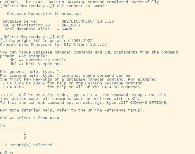 DB2高可用基础-主从HADR_sql1776n-CSDN博客