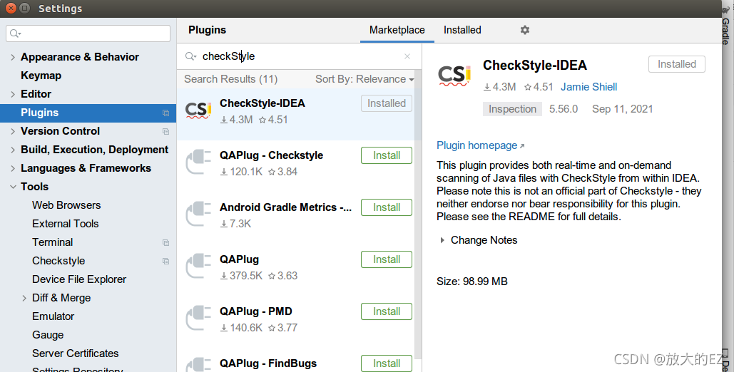 Android studio 配置 checkStyle_checksytle下载-CSDN博客
