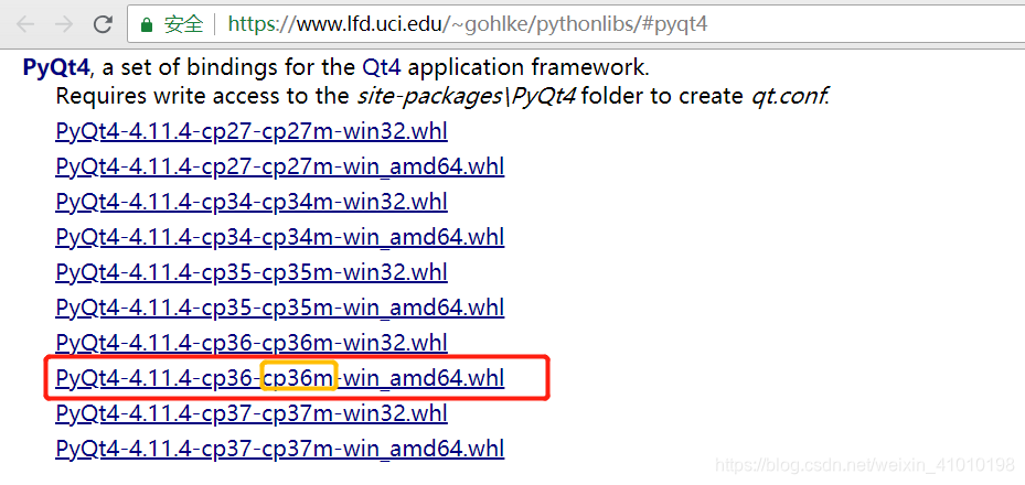 Windows+Python 3.6环境下安装PyQt4_windows pyqt4 依赖包安装-CSDN博客