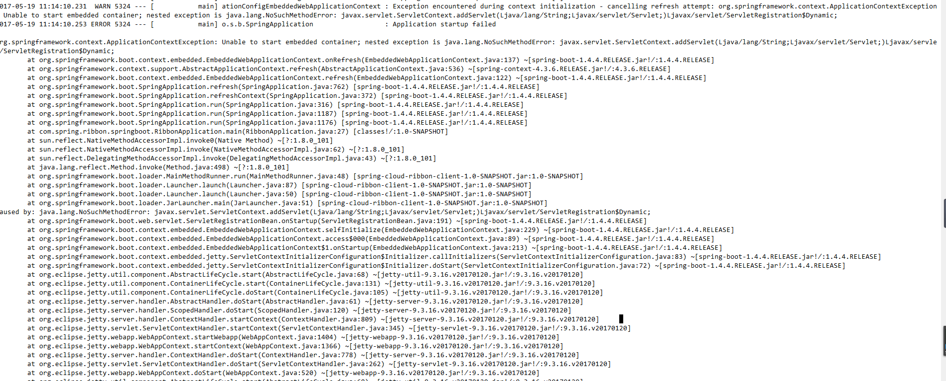 spring boot java.lang.NoSuchMethodError: javax.servlet.ServletContext.addServlet-CSDN博客