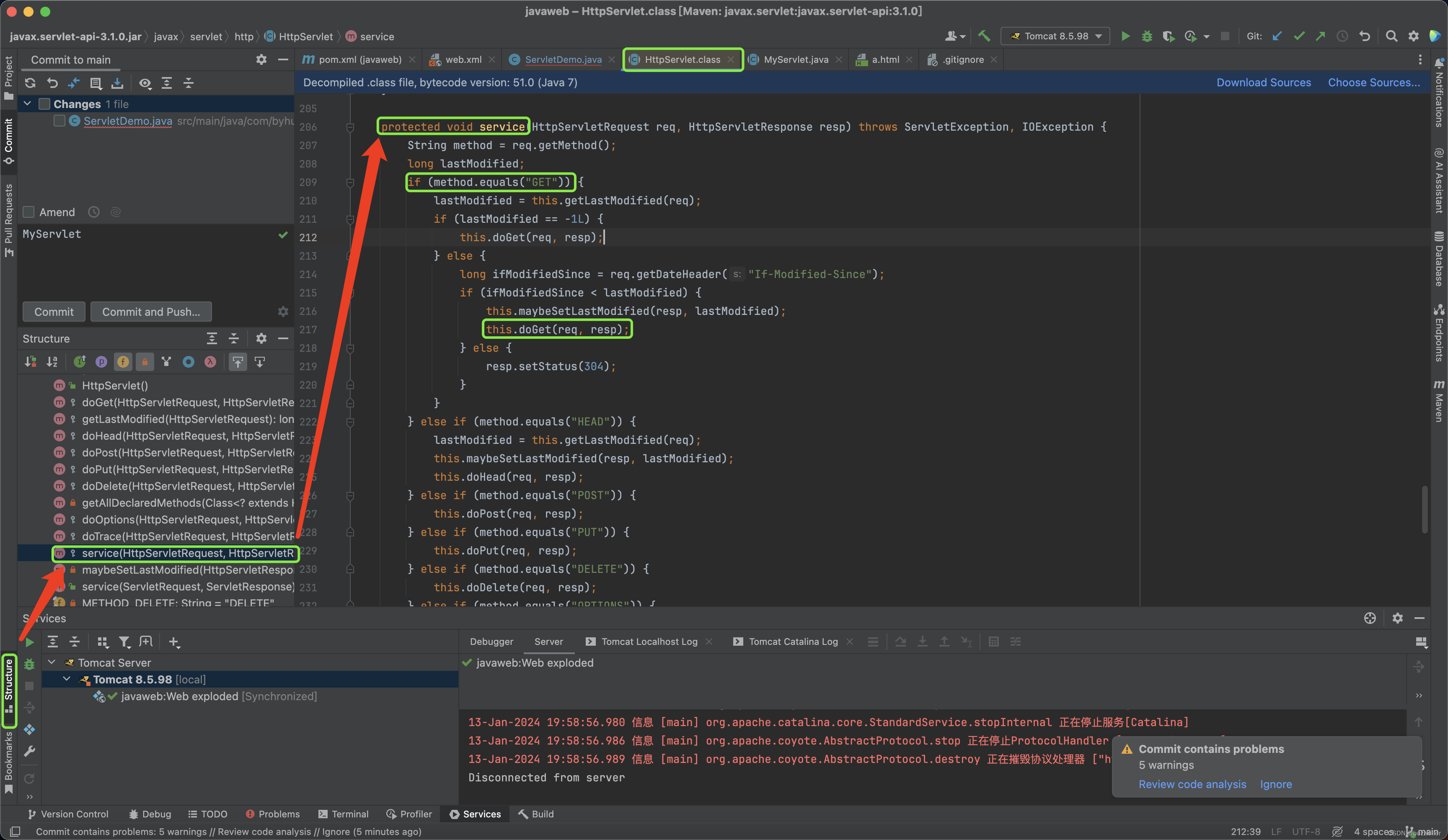 Servlet-体系结构-CSDN博客